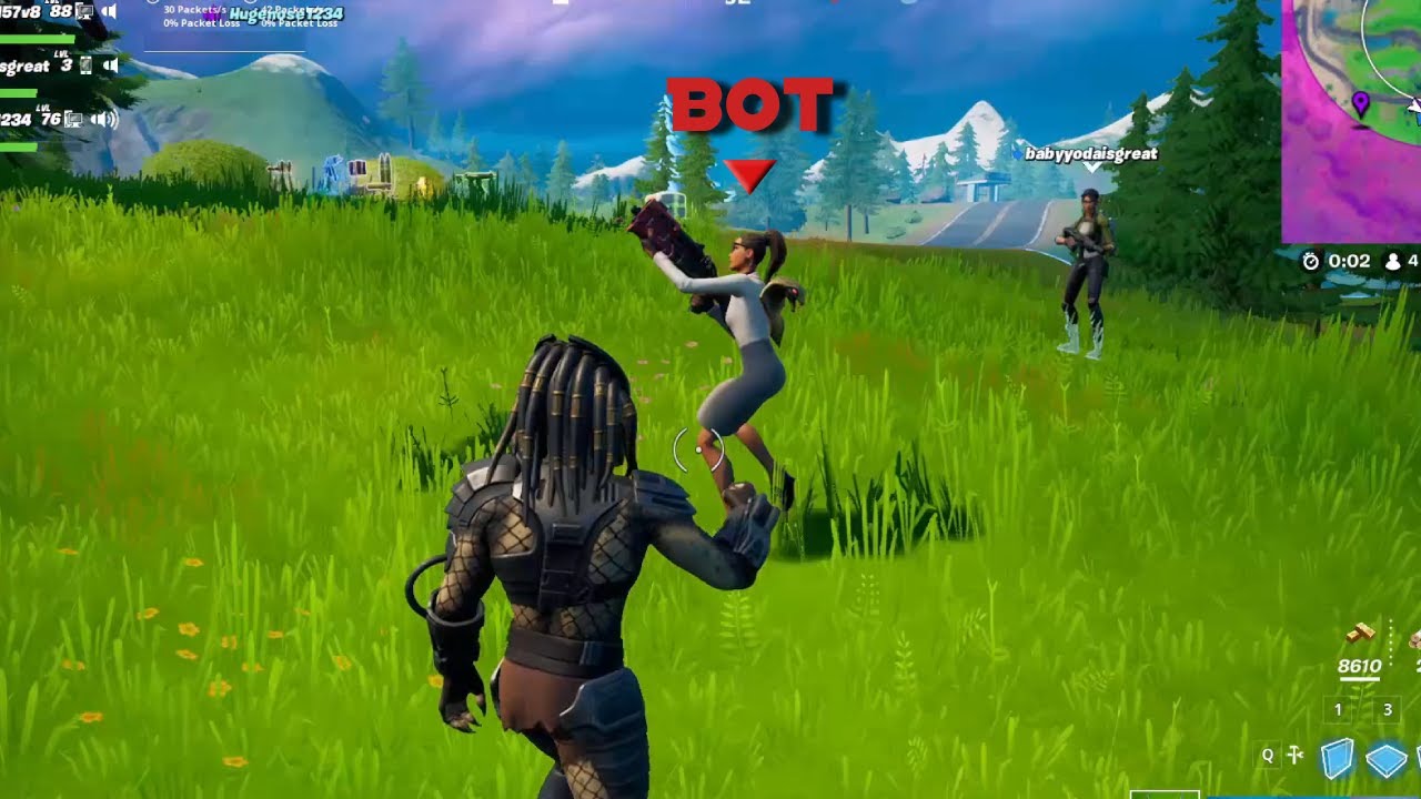 Playing With Bots in Fortnite Is So Much FUN! - YouTube
