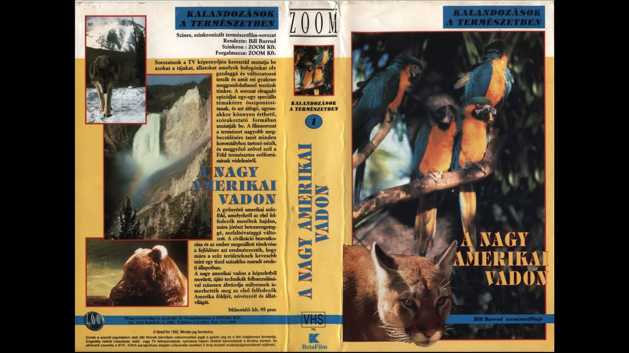 Kalandozások a természetben 1. - A nagy amerikai vadon 1977 VHSRip ...