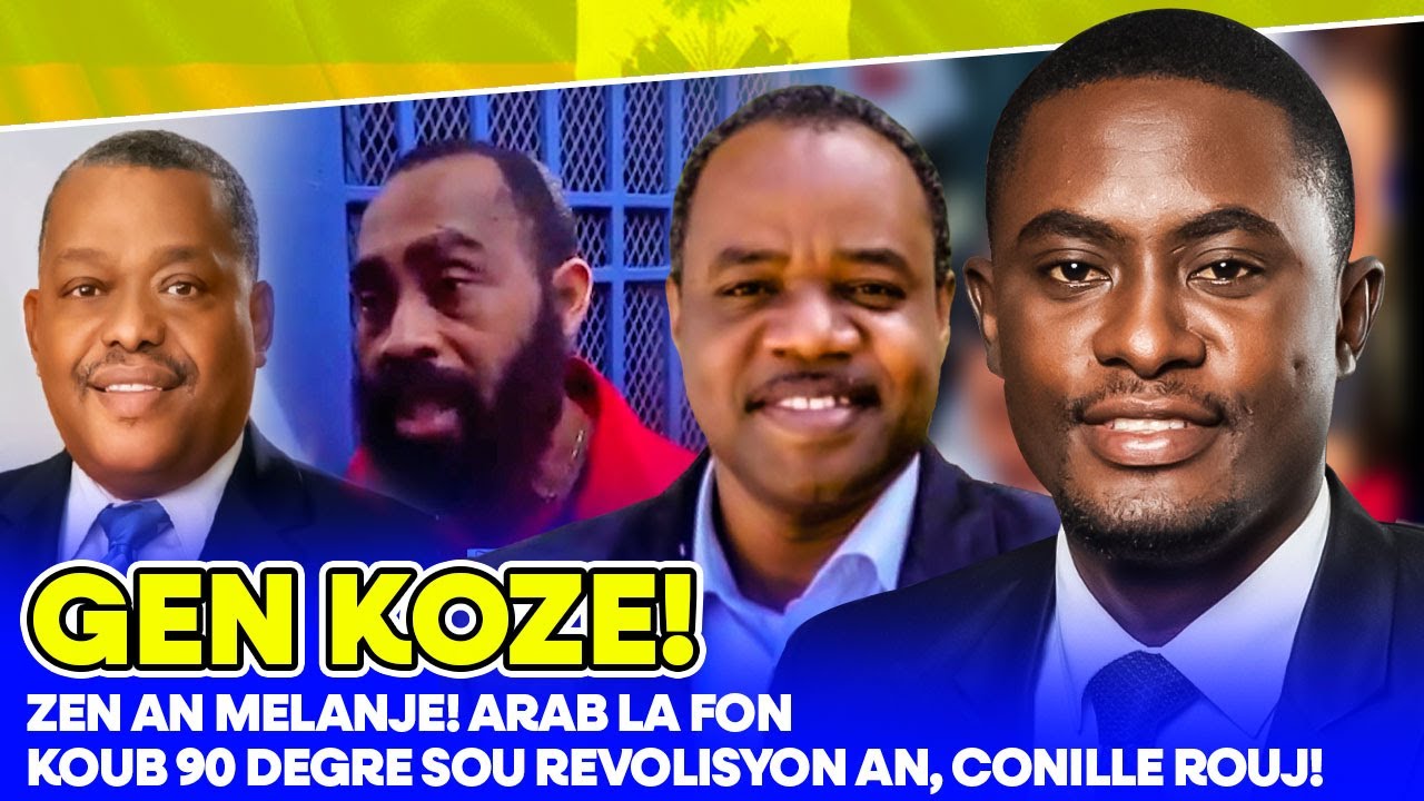 ZEN AN MELANJE !! ARAB LA F’ON KOUB 90 DEGRE SOU REVOLISYON AN, CONILLE ...