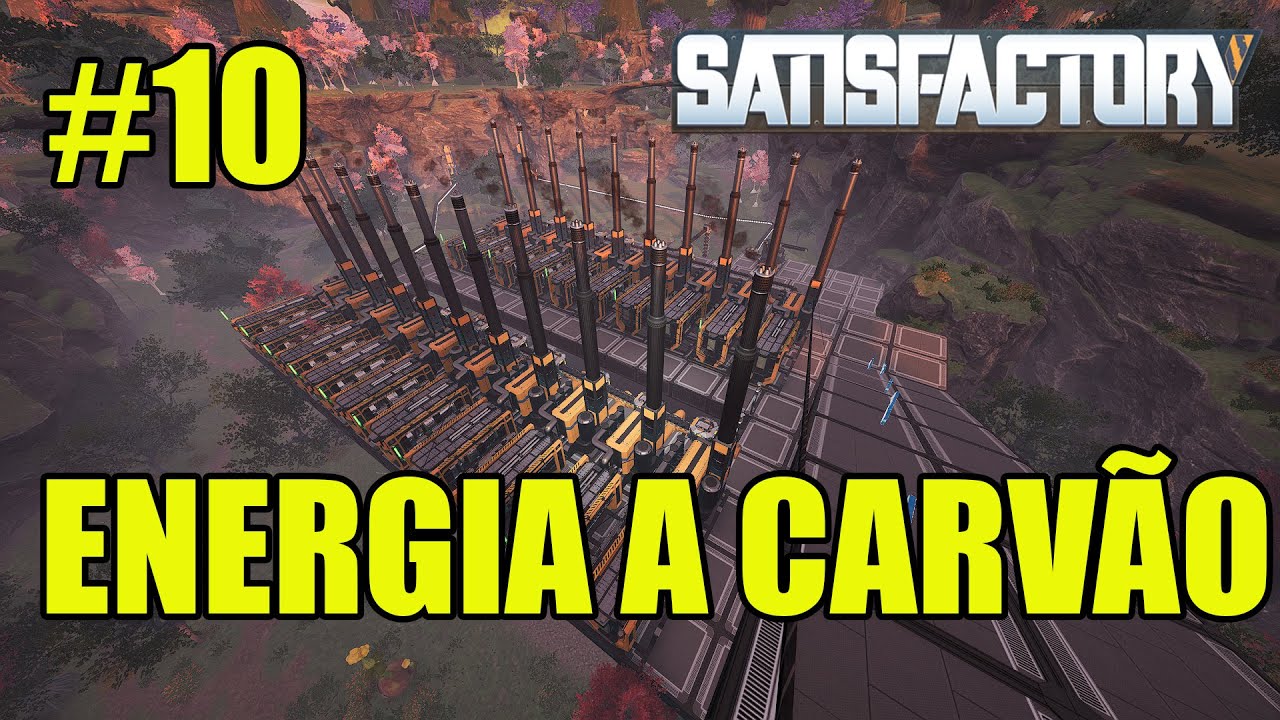 ENERGIA A BASE DE CARVÃO - SATISFACTORY #10 - YouTube
