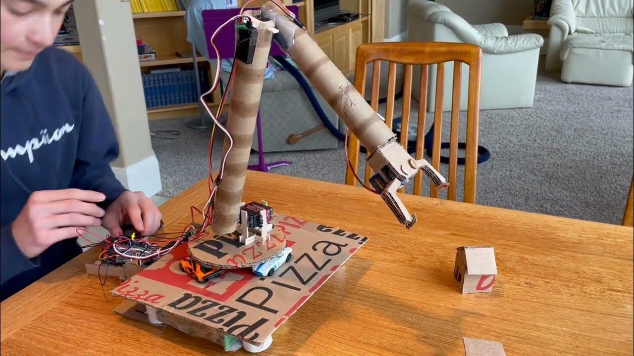 DIY robotic arm - YouTube