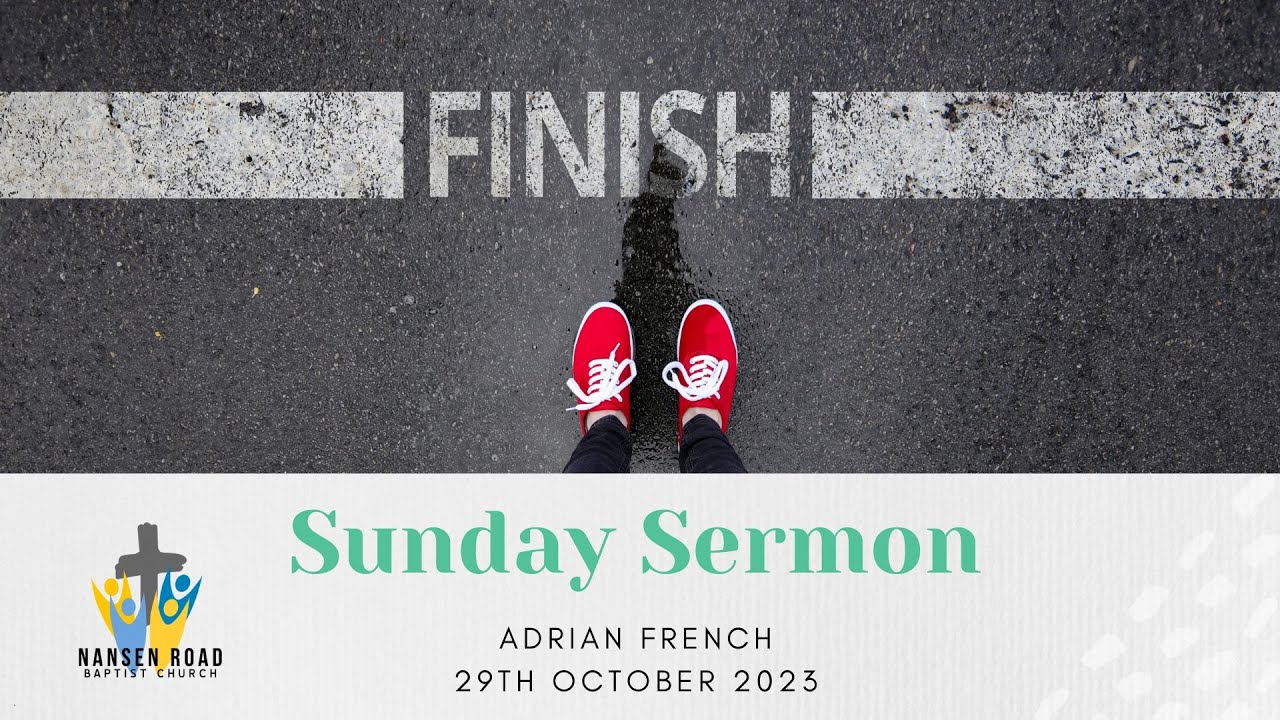 Sunday Message 22nd October 2023 by Adrian French - YouTube