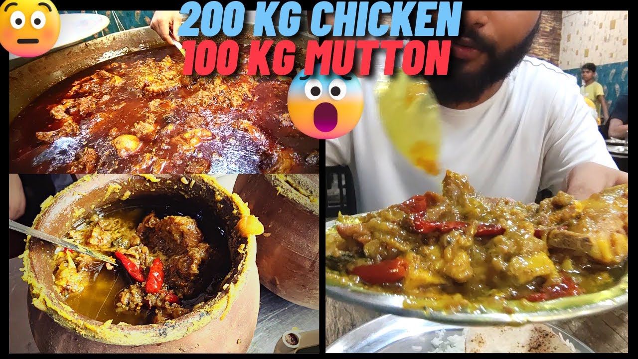 100 kg Mutton & 200 kg Chicken Original Champaran meat house in Laxmi ...