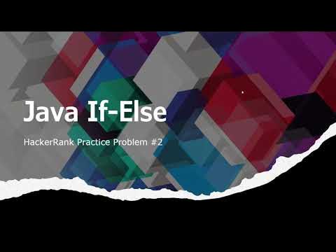 [SOLVED!] Java If-Else - HackerRank - YouTube