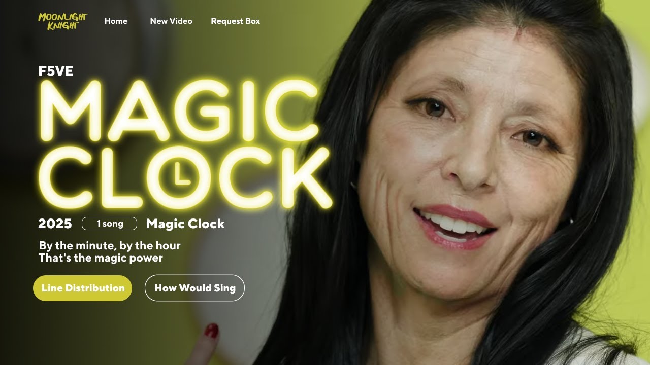 f5ve - Magic Clock 🕑 Line Distribution - YouTube