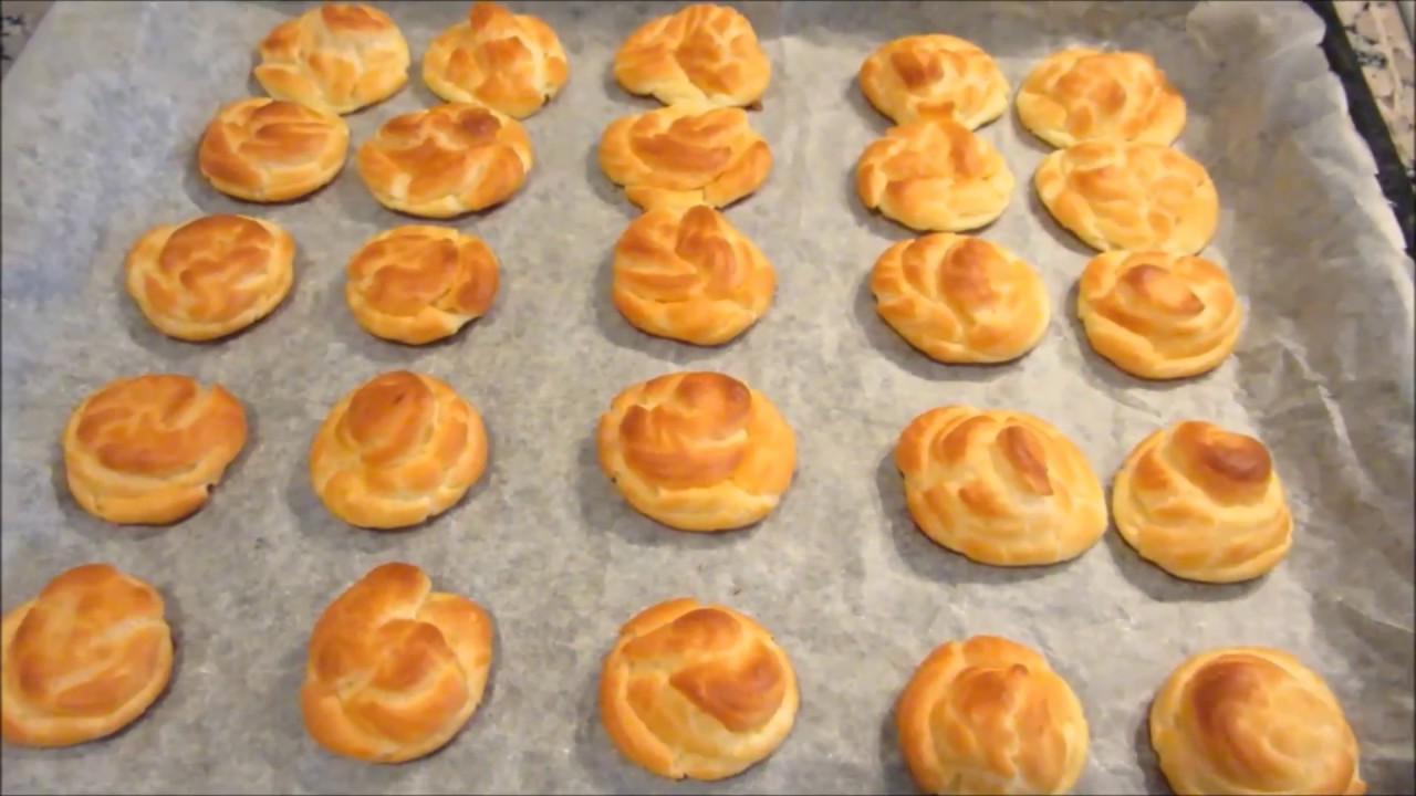 Receta de Repollas o Profiteroles - YouTube