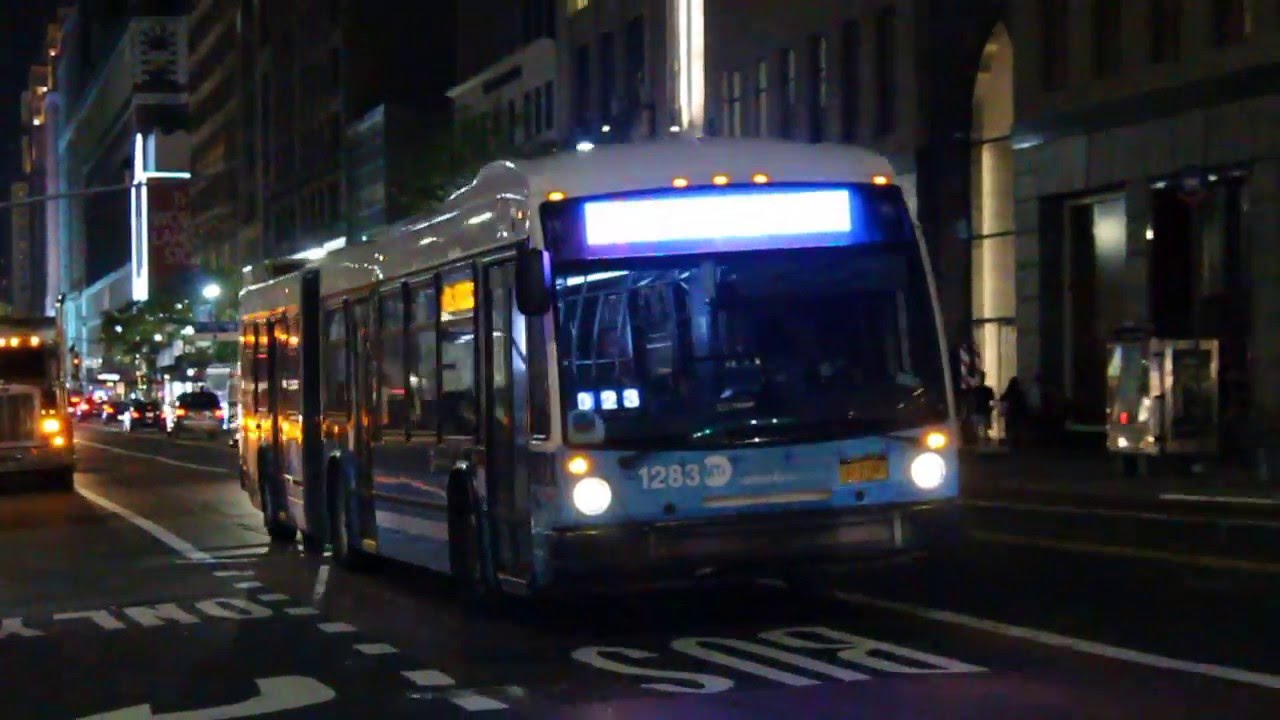 MTA New York City Bus 2010 NovaBUS LF60102 "LFS-A" 1283 on the M34 ...