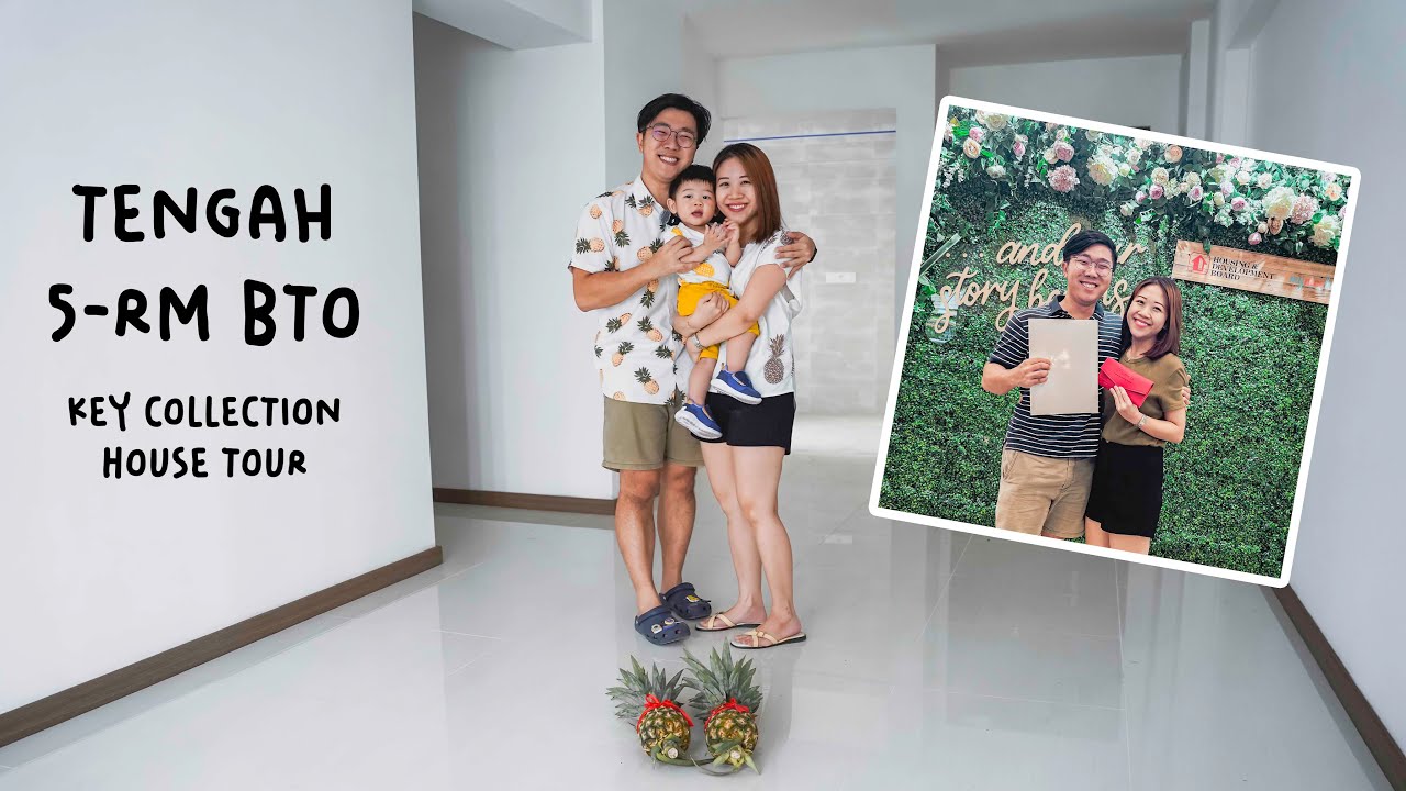 Tengah 5-Room BTO | Key Collection & House Tour! | #KXPNest Ep 1 - YouTube