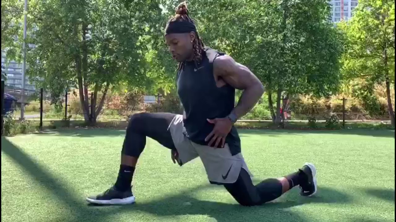 Long Lunges Stretch - YouTube
