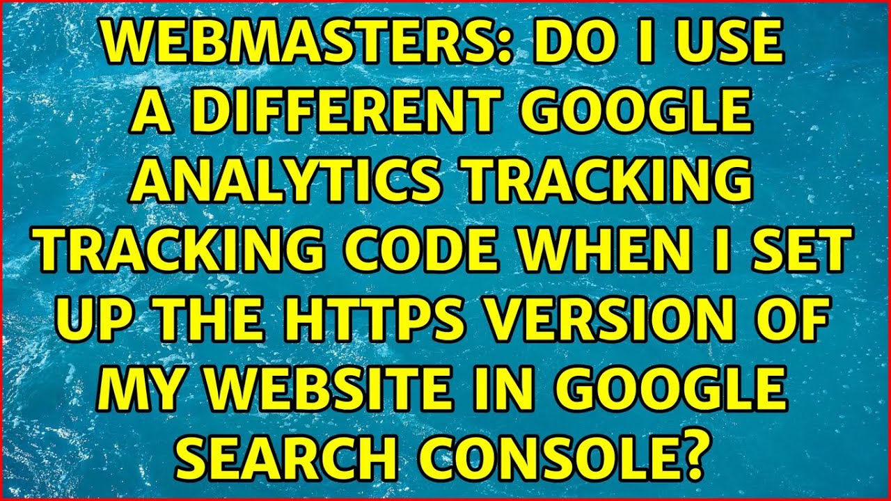 Do I Use A Different Google Analytics Tracking Tracking Code When I Set Do I Use A Different Google Analytics Tracking Tracking Code When I Set