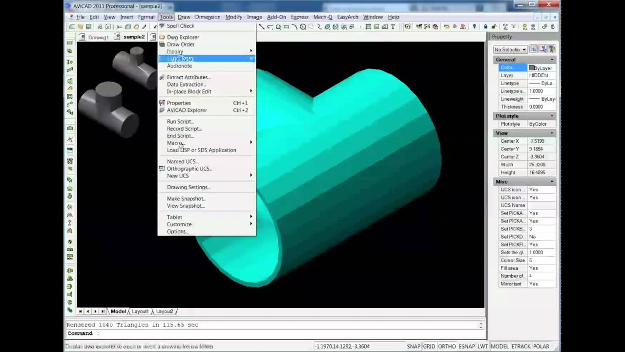 Comparing AViCAD with AutoCAD - YouTube