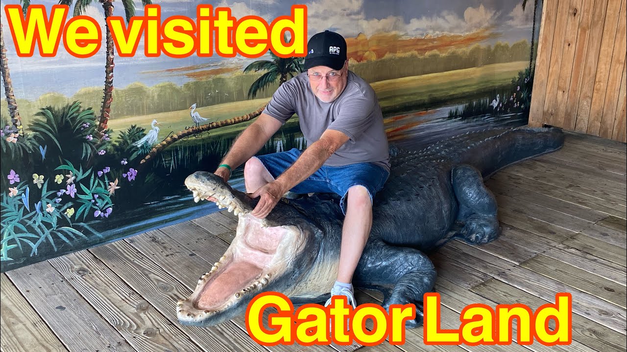 We visited Gator Land in Orlando Fl. - YouTube