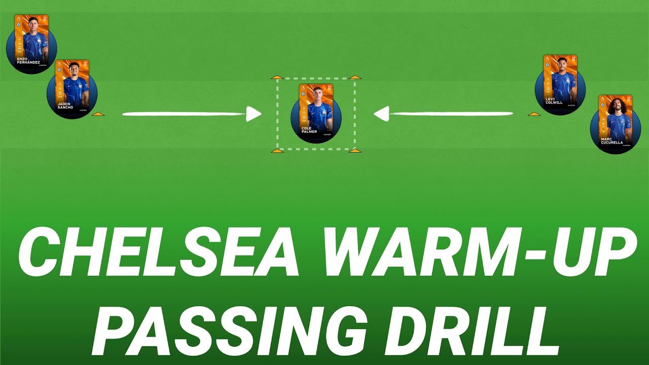 Chelsea Warm-Up Passing Drill | Football/Soccer - YouTube