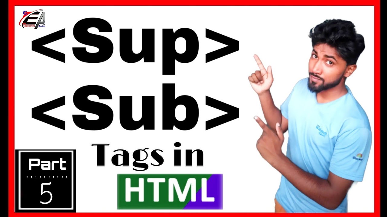 Sub Script Super Script In Html Web Development Lec 5 Html In 0546