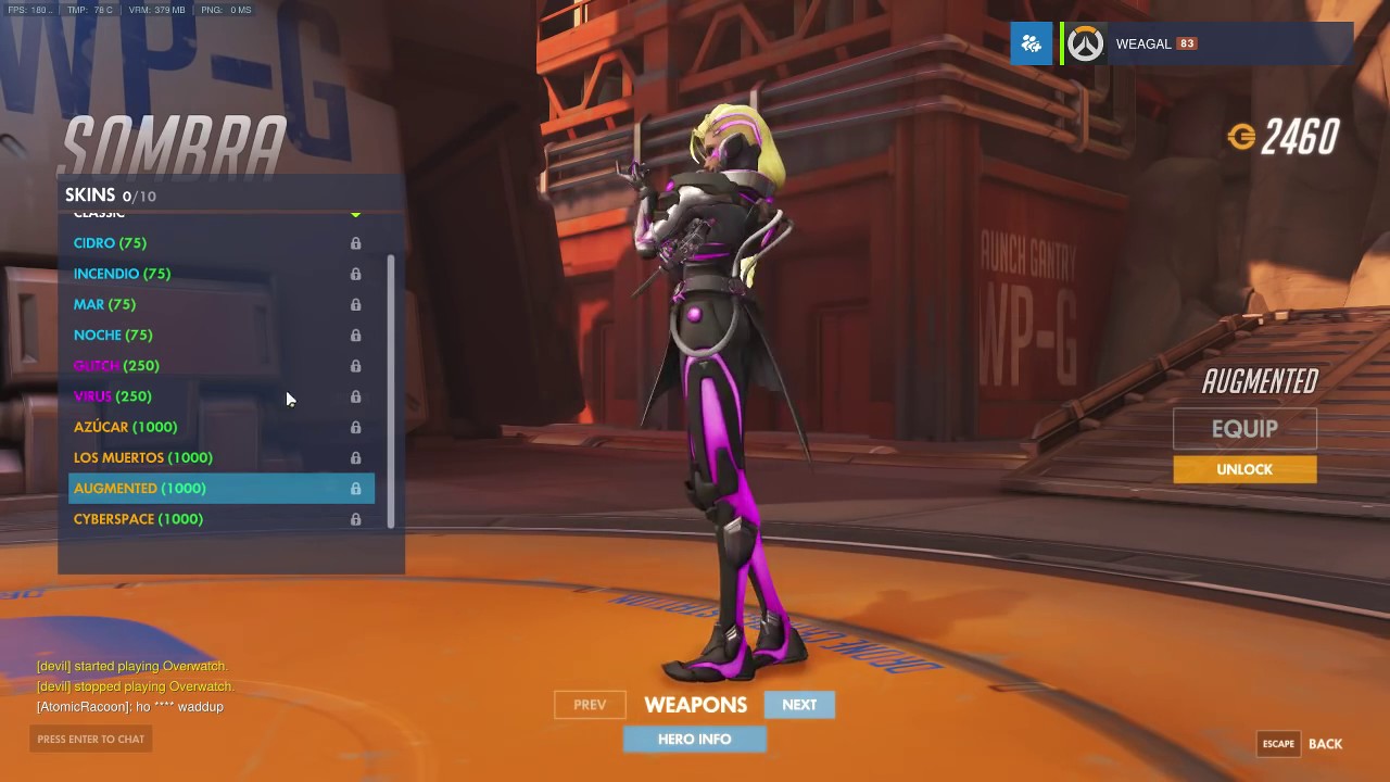 Overwatch- All Sombra Legendary Skins, Emotes & Voice Lines - YouTube