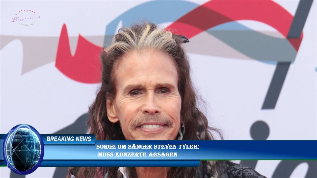 Sorge um Sänger Steven Tyler: muss Konzerte absagen - YouTube
