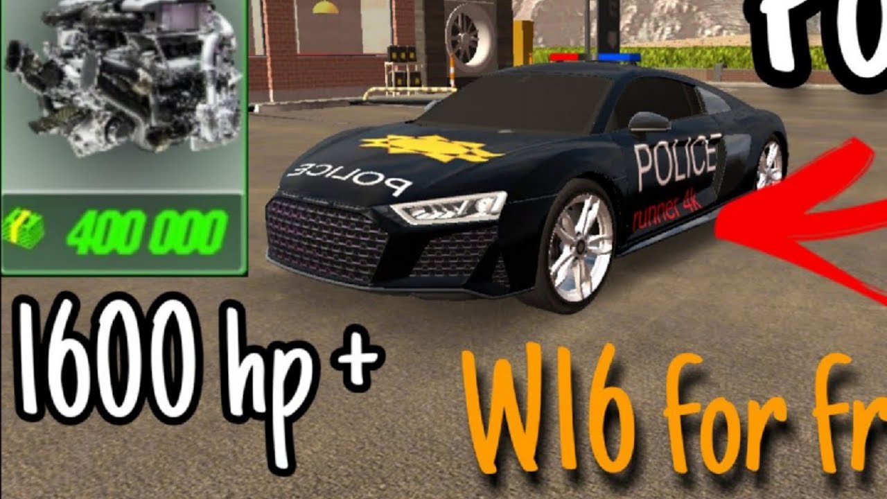 How Tot unlock w16 Engine in New update car parking - YouTube