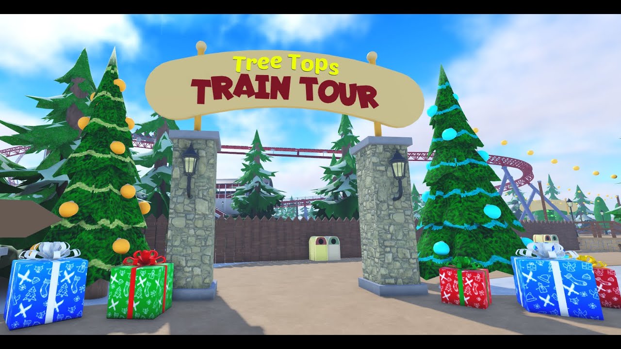 Tree Tops Express (1/12/2025) (Day) II Tree Tops Theme Park - YouTube