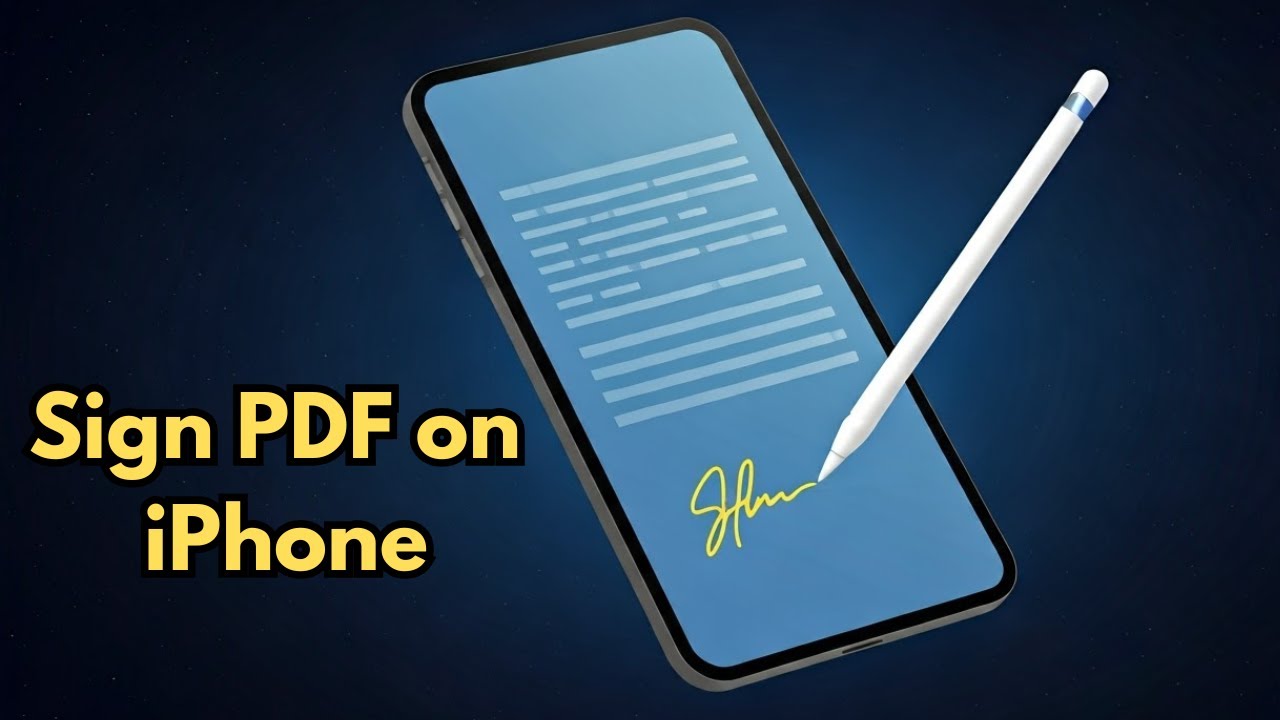 Best iPhone App to Sign PDFs Offline | Signature Scanner Review - YouTube