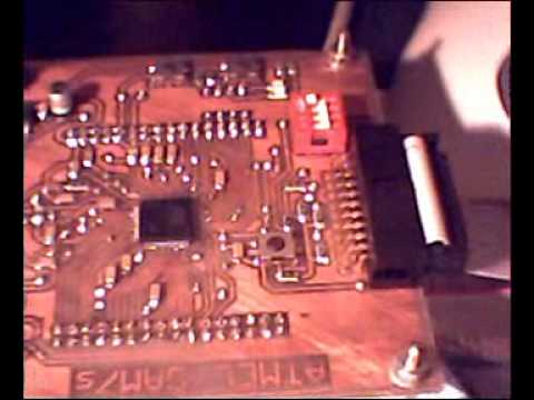Atmel AT91SAM7s - Eval Board - YouTube