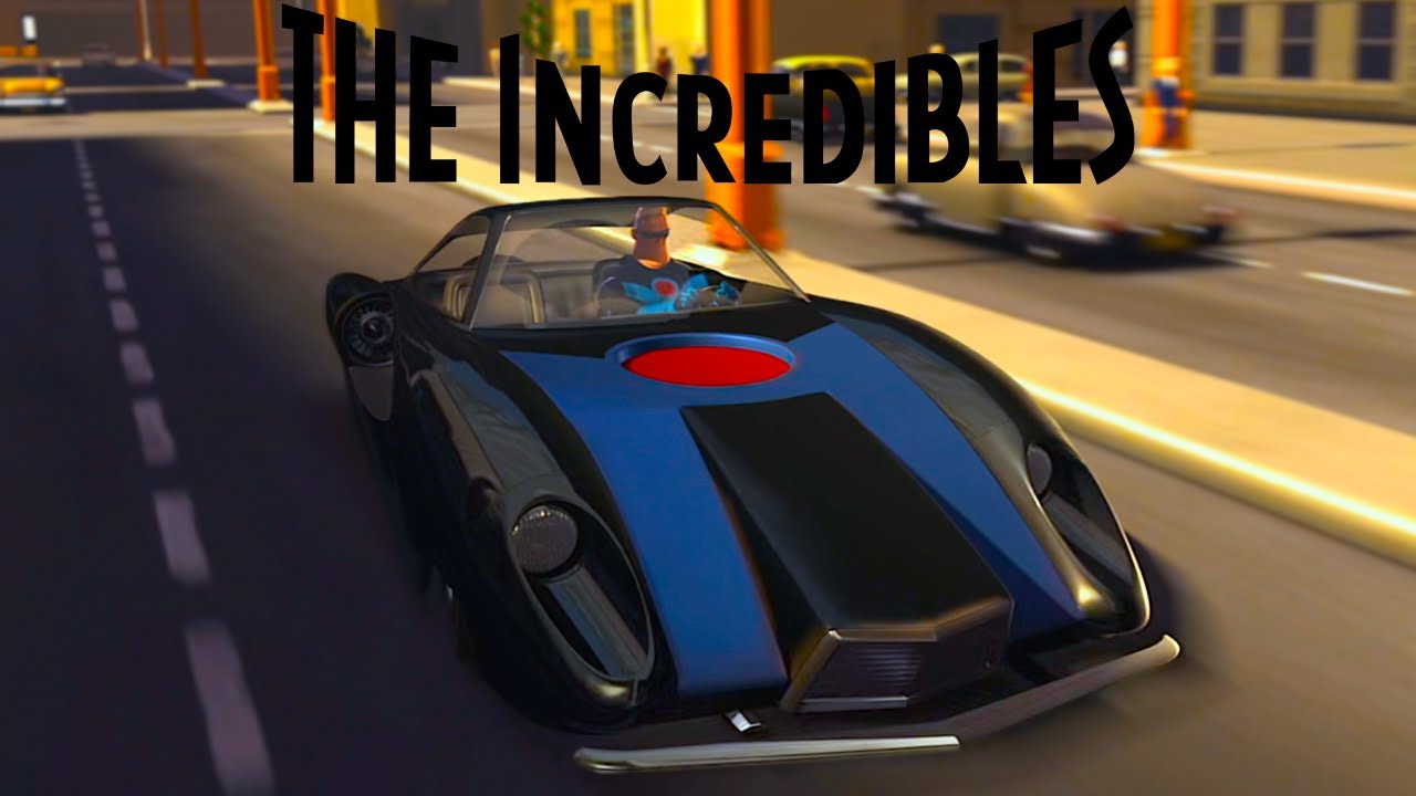 THE INCREDIBLES... but it's only MR INCREDIBLES INCREDIMOBILE - YouTube