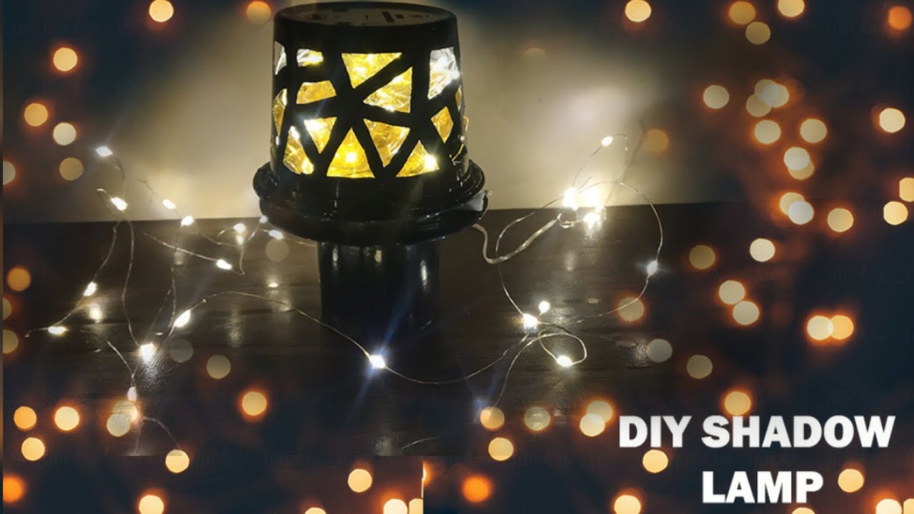 DIY SHADOW LAMP | DIY HOME DECOR | #diy #diycraft #shorts - YouTube