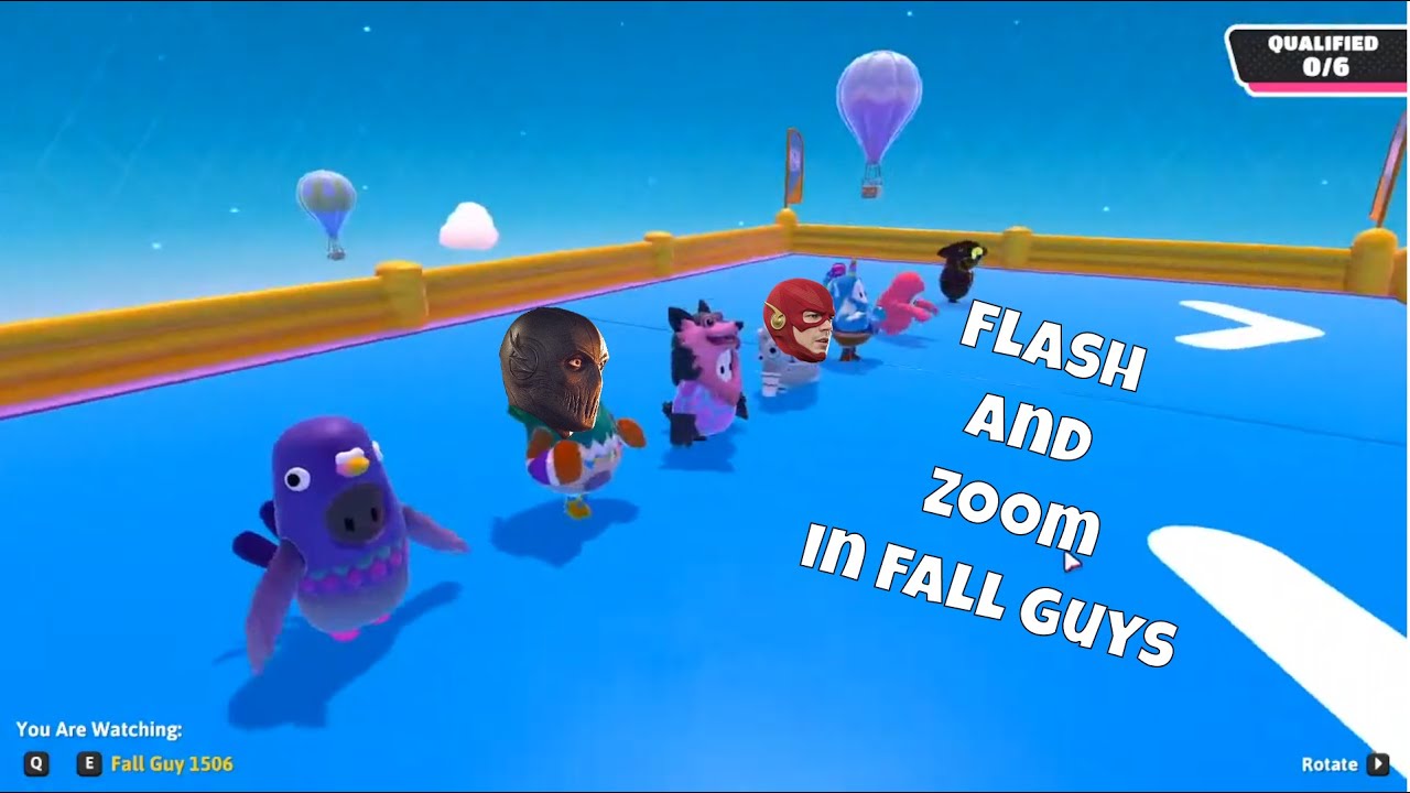 Flash Vs Zoom | Fall Guys | Funny moment | WTF | - YouTube