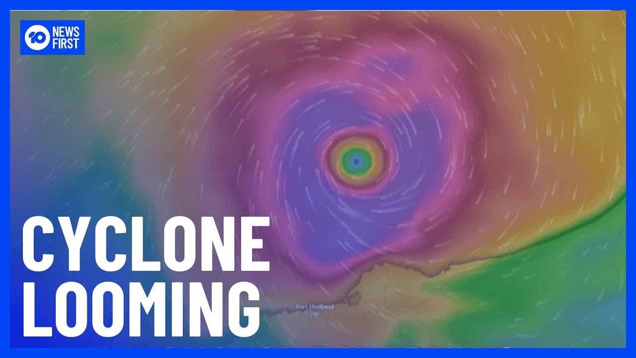 Cyclone With 220 km/hr Winds To Hit Western Australia | 10 News First ...