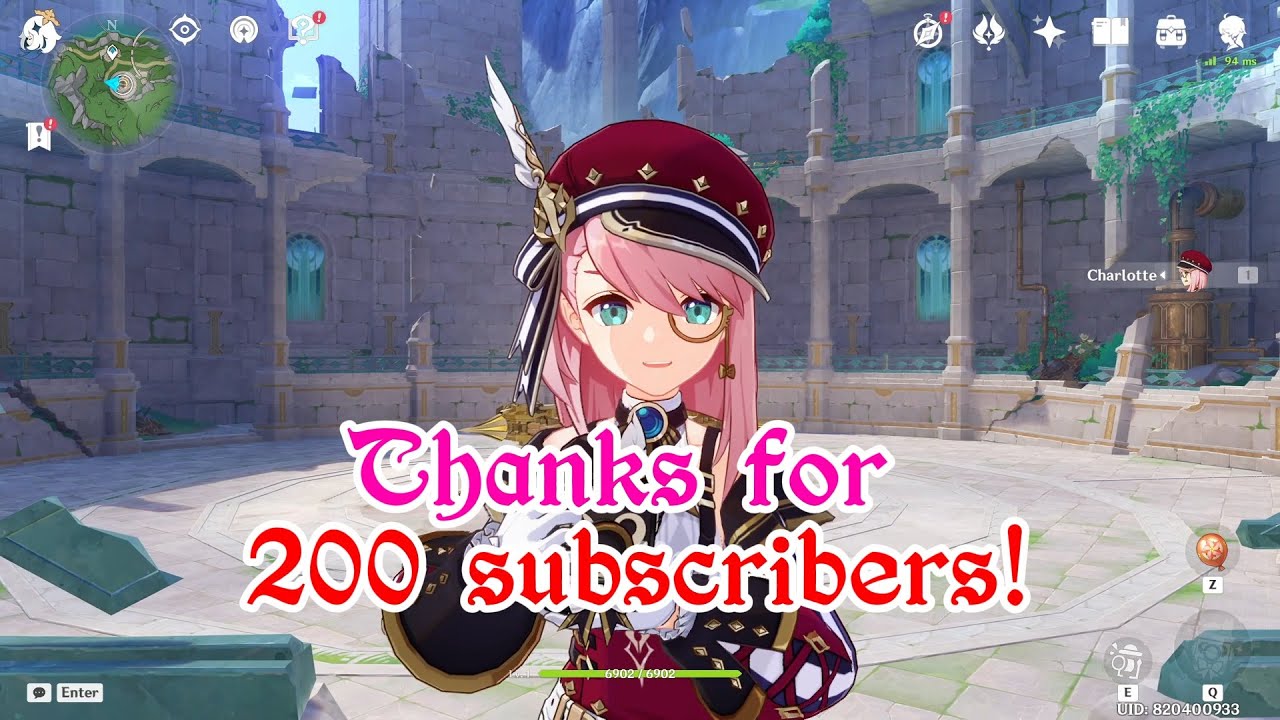 (SOLO) Lv.1 Charlotte vs Lv.93 Experimental Field Generator [FULL ...
