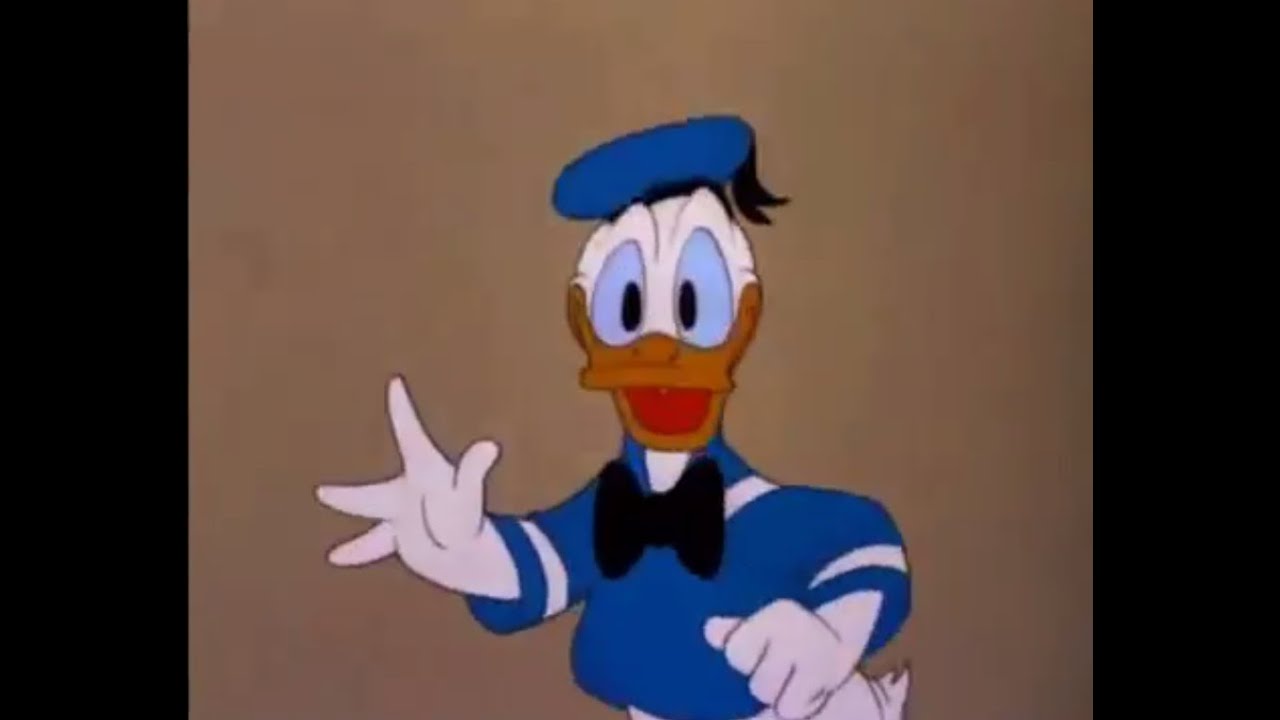 Donald Duck Cartoon _ Donald's Dream Voice - YouTube
