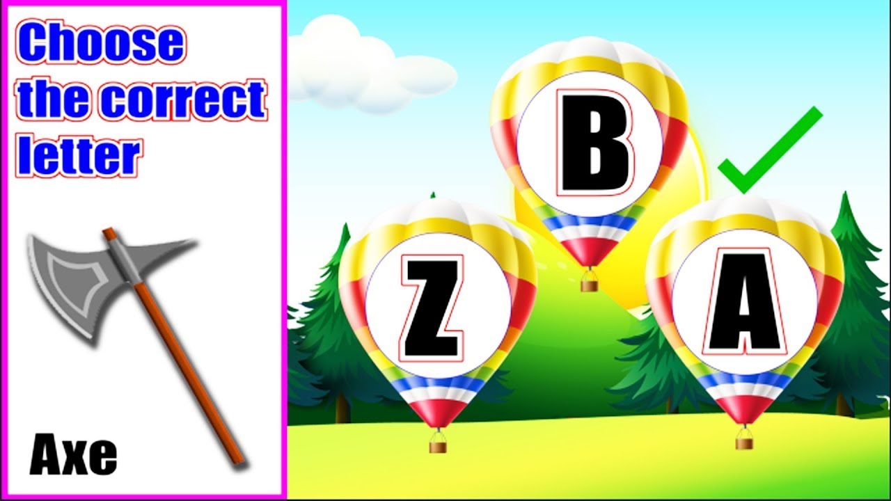 Choose The Correct Alphabets | ABC Learning For 3 Year Olds | ABC ...