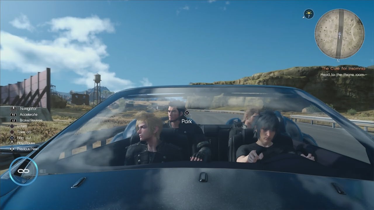 Final Fantasy FXV - Car Tricks (Easy-to-miss Functions) - YouTube