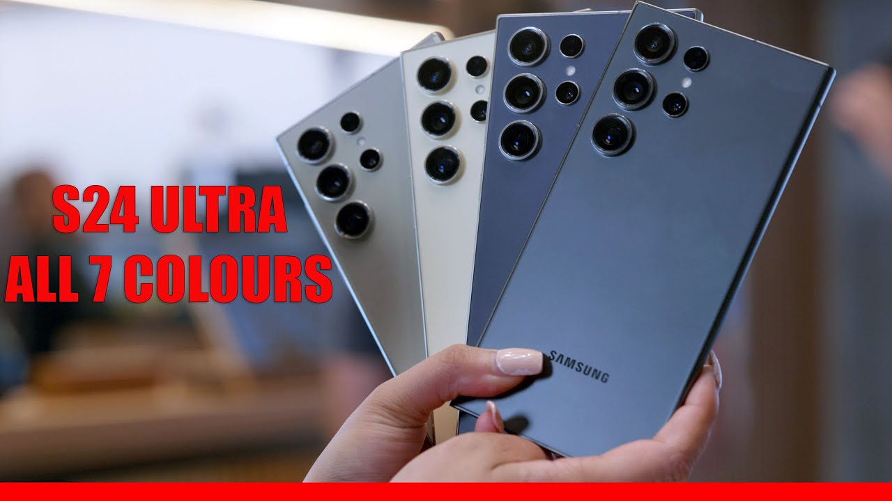 Samsung Galaxy S24 Ultra Colours - YouTube