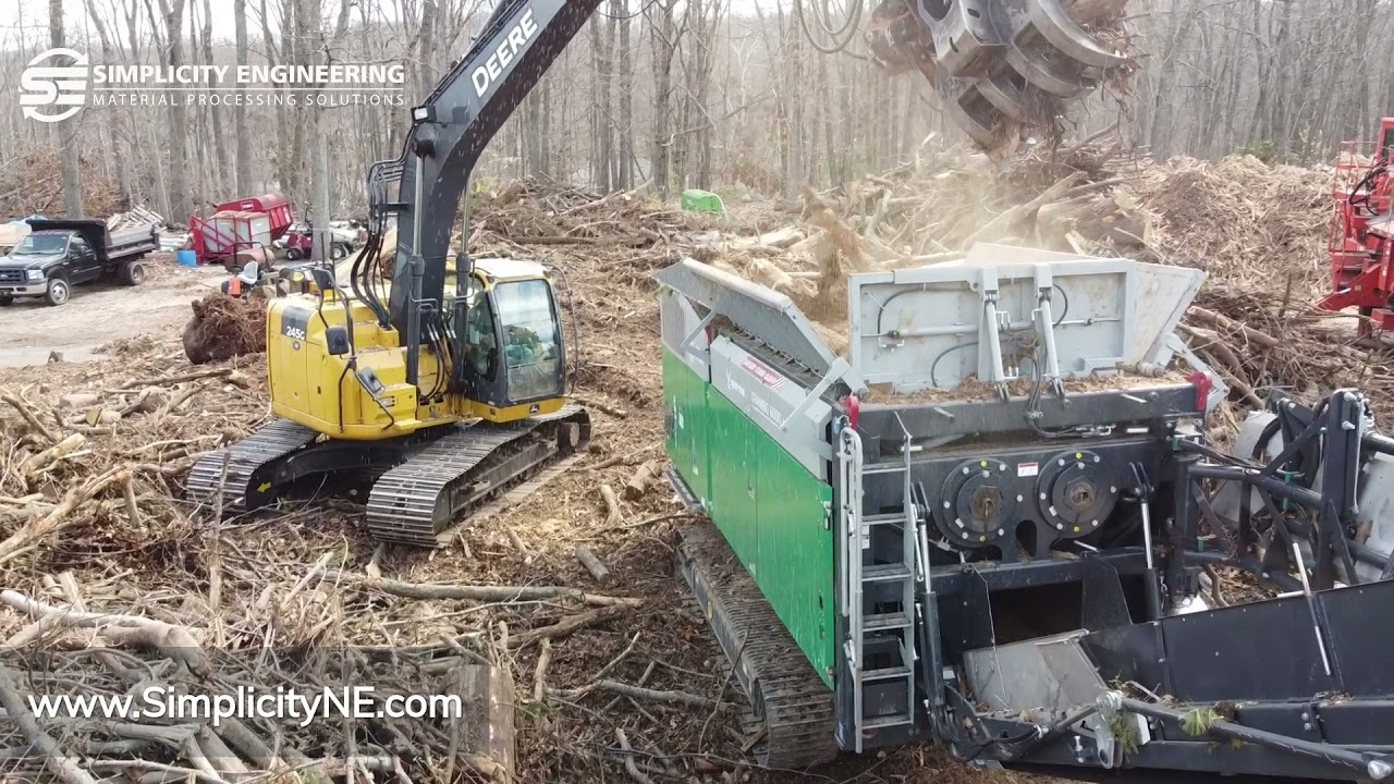 Komptech Crambo In Action - Simplicity Engineering - YouTube