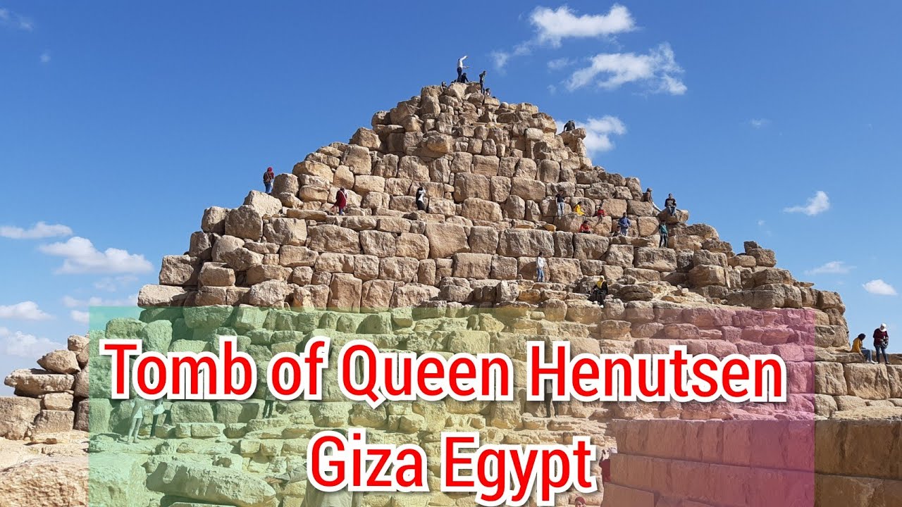 Pyramid and Tomb of Queen Henutsen, Giza, Egypt - YouTube