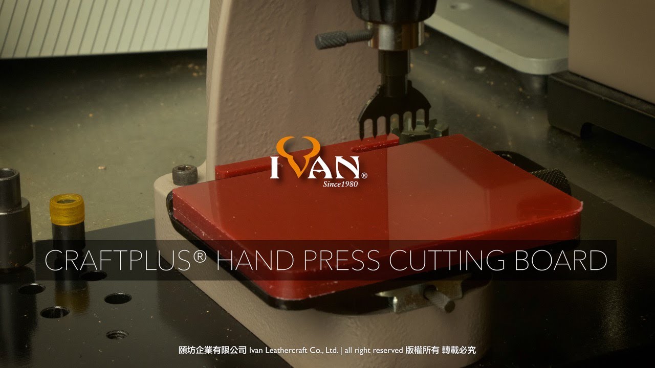 Craftplus® Hand Press Cutting Board - YouTube