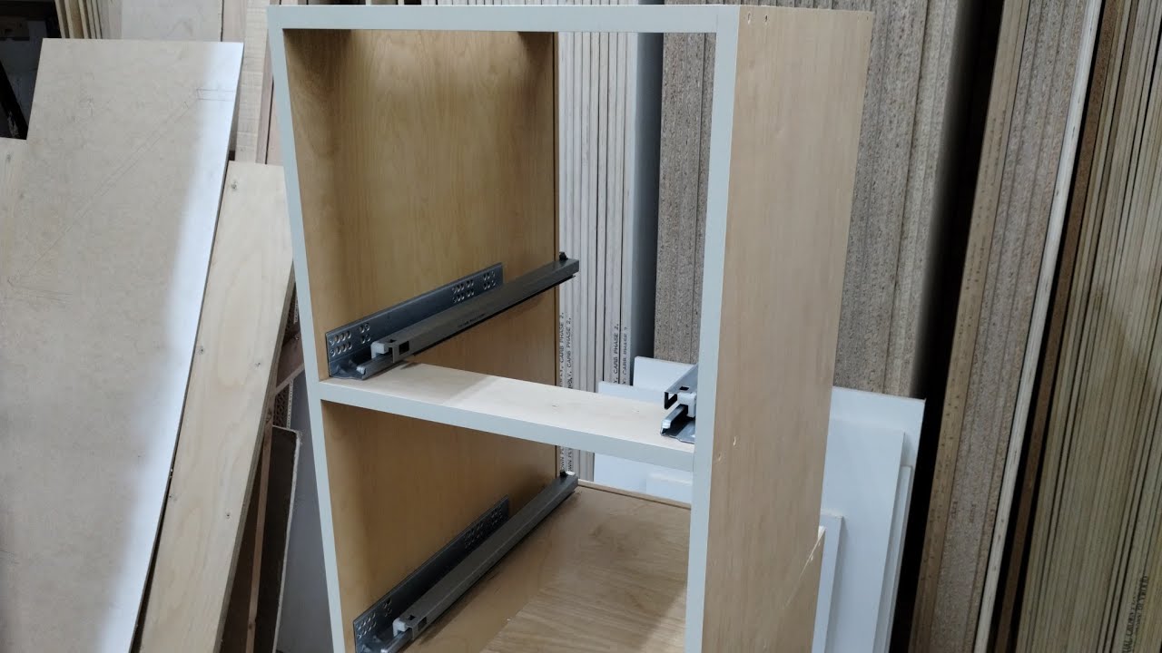 Why you should always install your drawer tracks first - YouTube