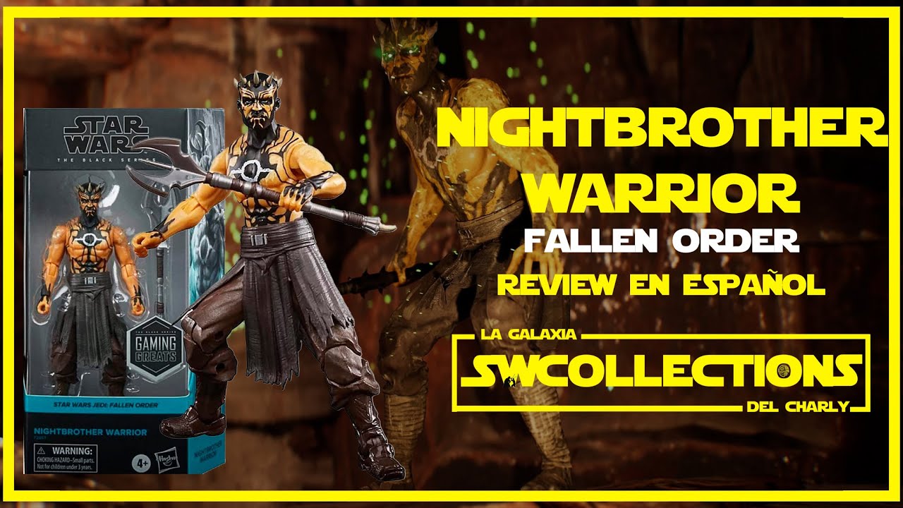 NIGHTBROTHER WARRIOR FALLEN ORDER | Unboxing Review Star Wars The Black ...
