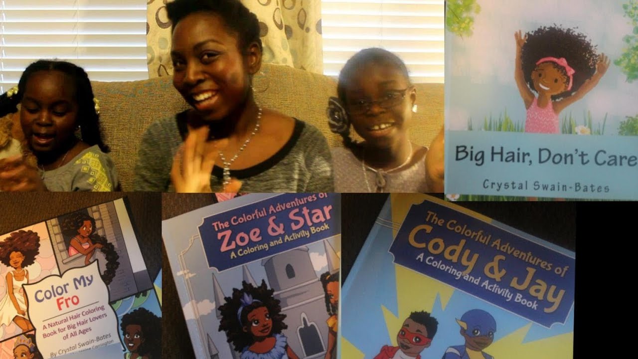 Natural Hair Books for Kids: Crystal Swain-Bates Book Review. - YouTube