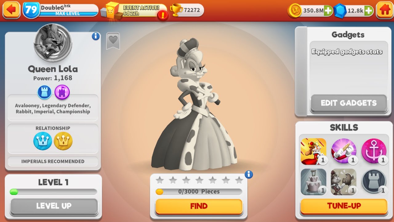 Queen Lola: Getting Started, Daily Campaign 1, Event Details | Looney ...