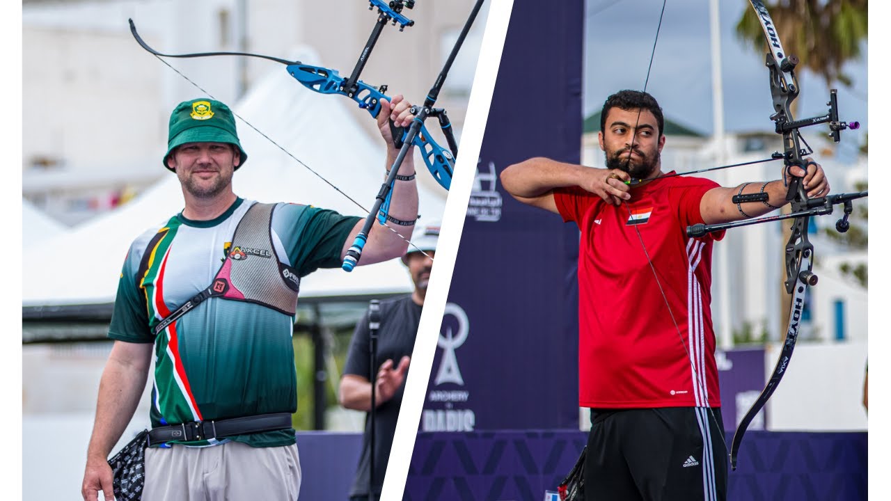 Werner Portgieter v Youssof Tolba – recurve men gold | Nabeul 2023 ...