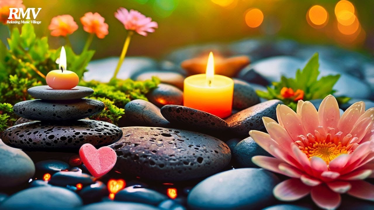 Relaxing Spa Music • Gentle Sounds of Water 🌿 Relieves Stress and ...