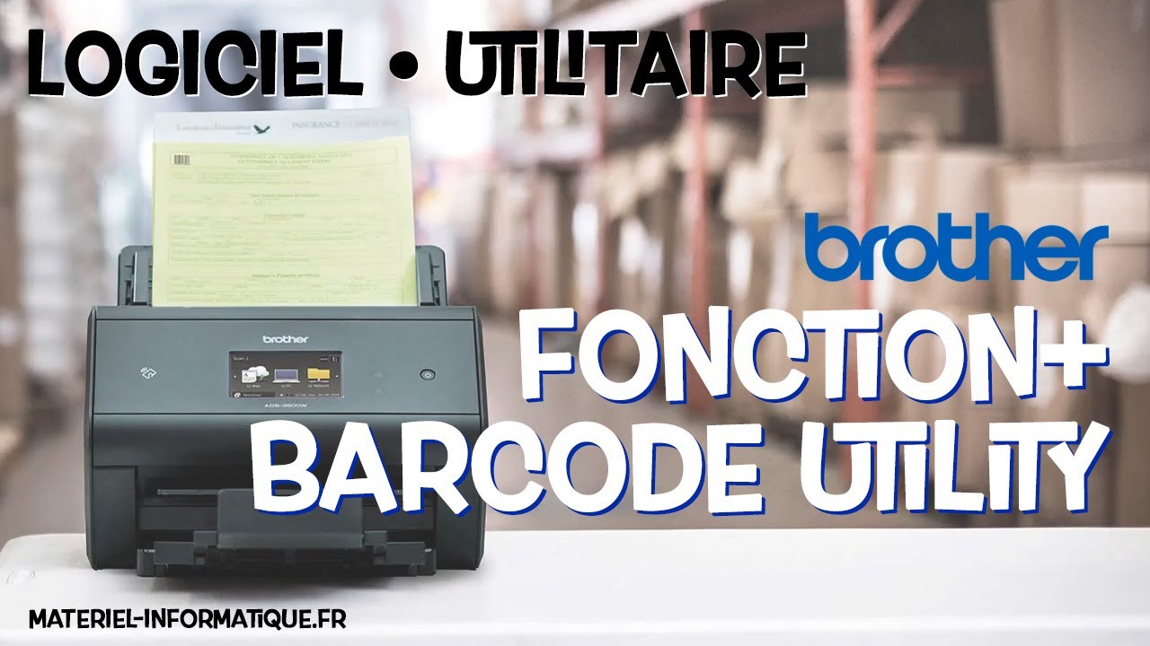 Brother Fonction+ Barcode Utility - Le matériel informatique - YouTube
