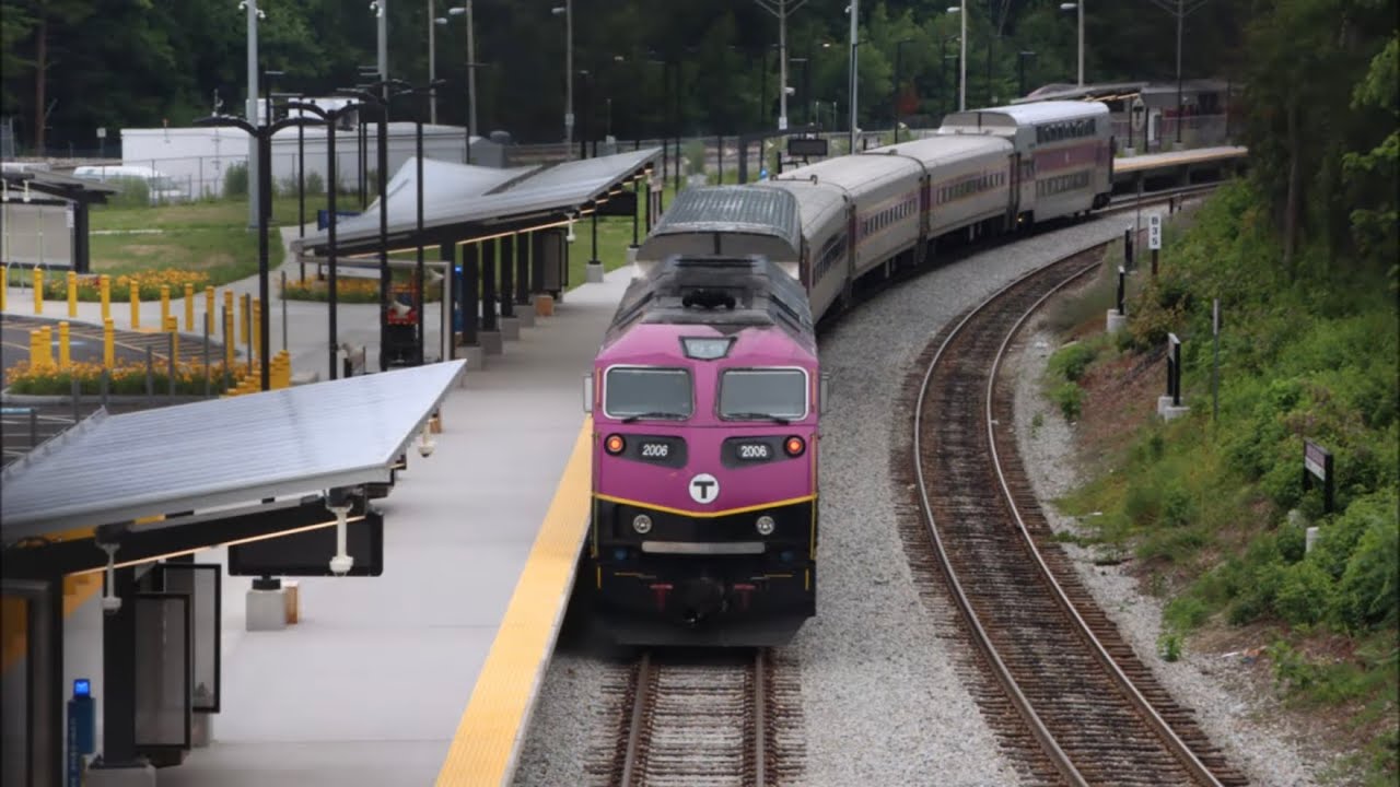 South Coast Rail: MBTA Test Trains on Middleboro Secondary Line - 6/22 ...