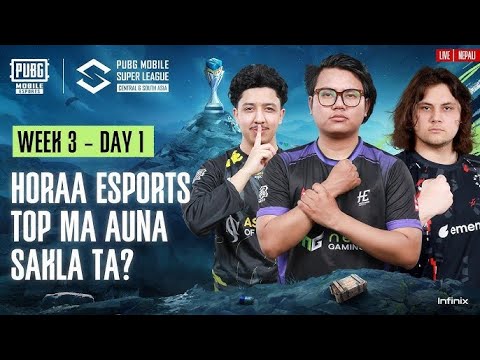[NP] 2024 PMSL CSA League Stage W3D1 | Spring | Horaa Esports Top ma auna sakla ta? - YouTube