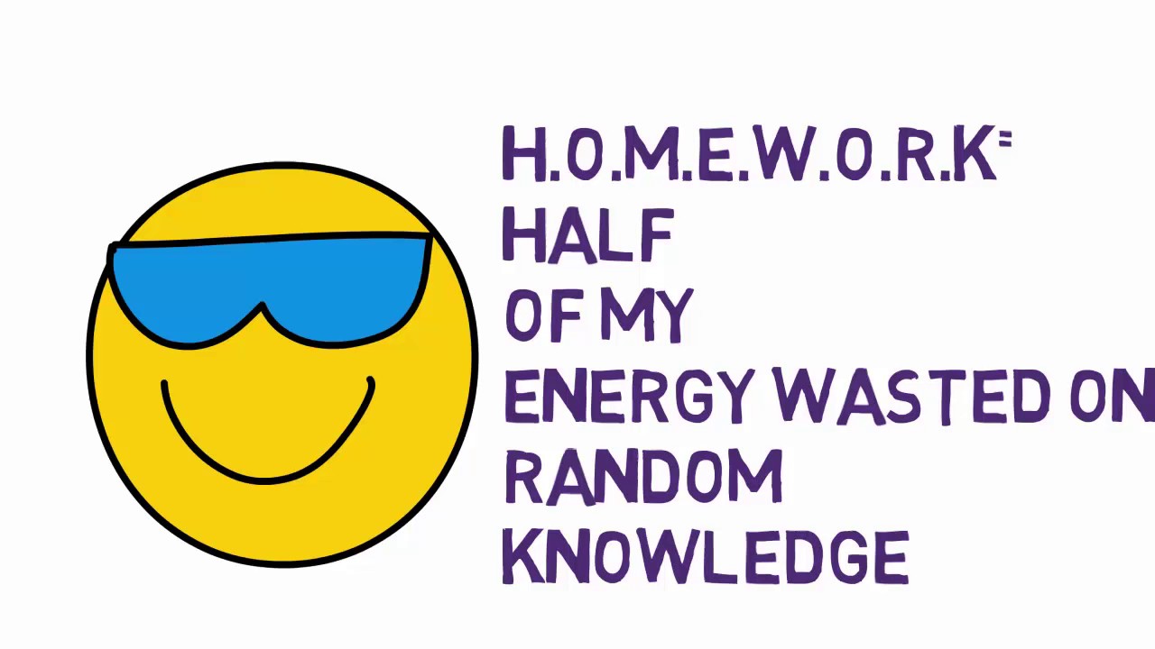 funny homework joke! - YouTube