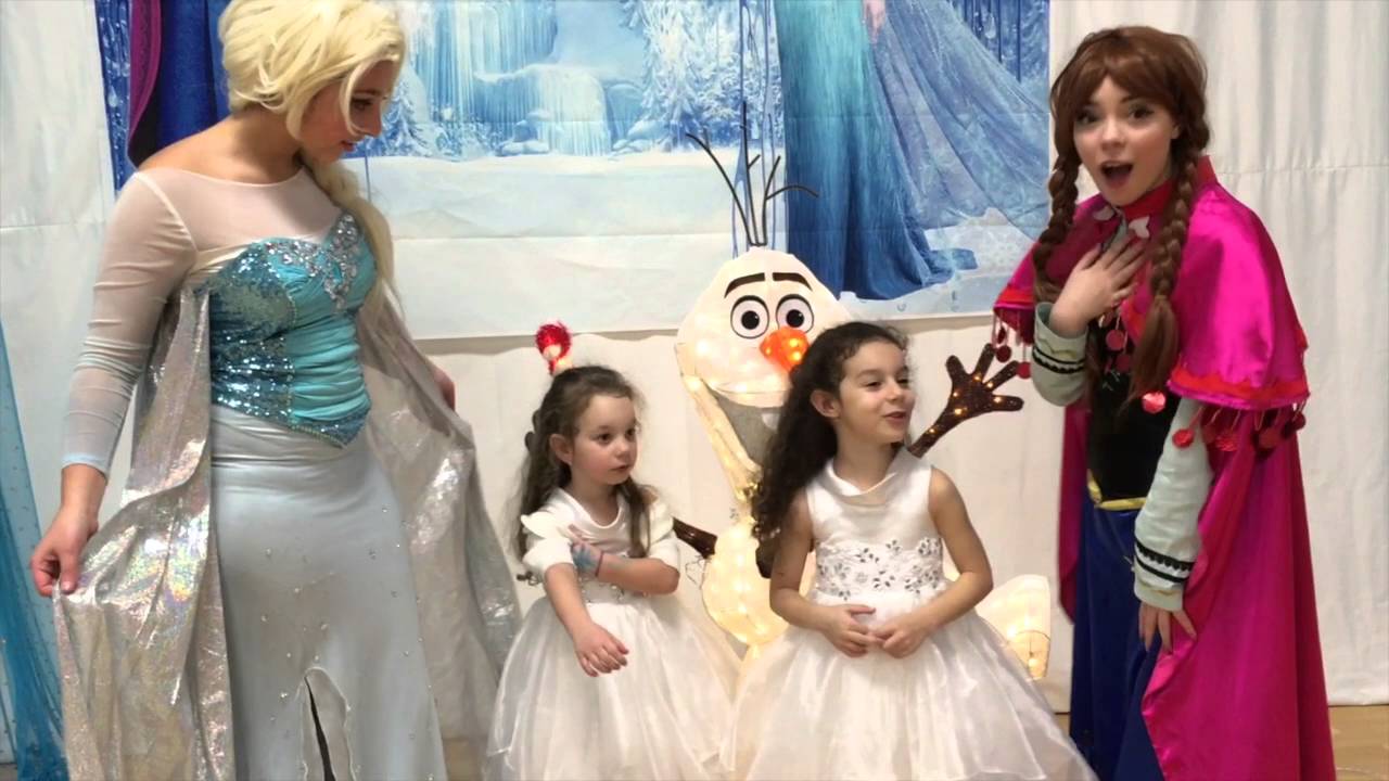 Frozen Party Greeting Video - YouTube