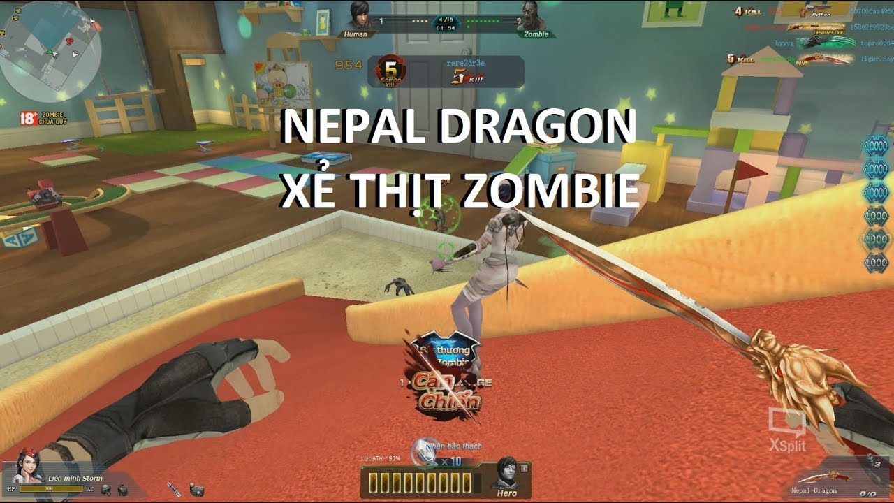 REVIEW Nepal Dragon vs ZOmbie cùng Nam Blue - YouTube