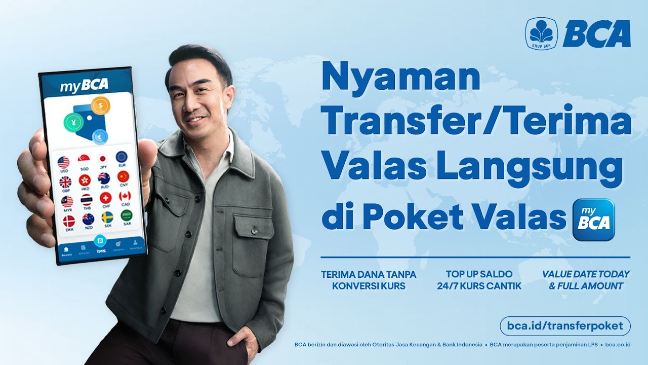 Cara Transfer atau Terima Valas Langsung ke Poket Valas myBCA - YouTube