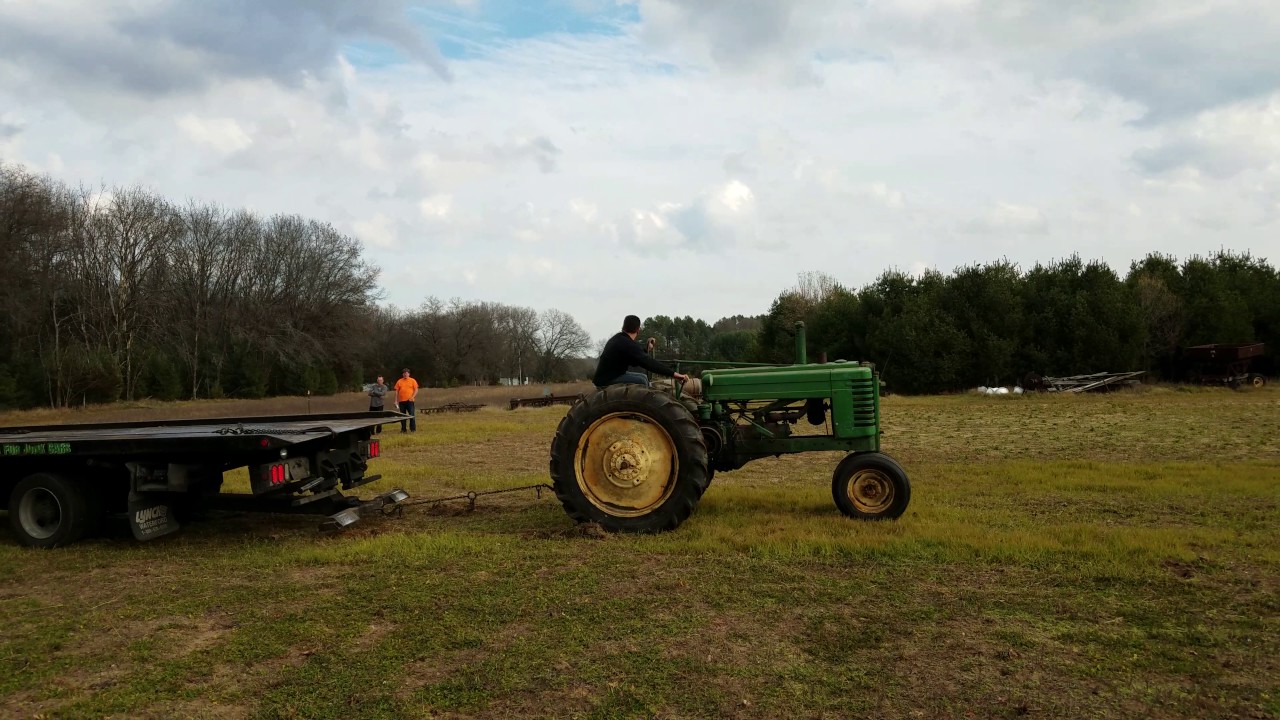 John Deere A Tractor (Pulling Test) #tractor #tractorvideo - YouTube